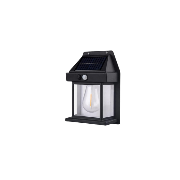 Edenlite Single Bulb Solar Motion Sensor Wall Light - Warm Yellow LED ...